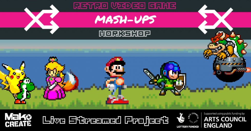 Retro Video Games Mash-Up (Online) - makocreate.co.uk