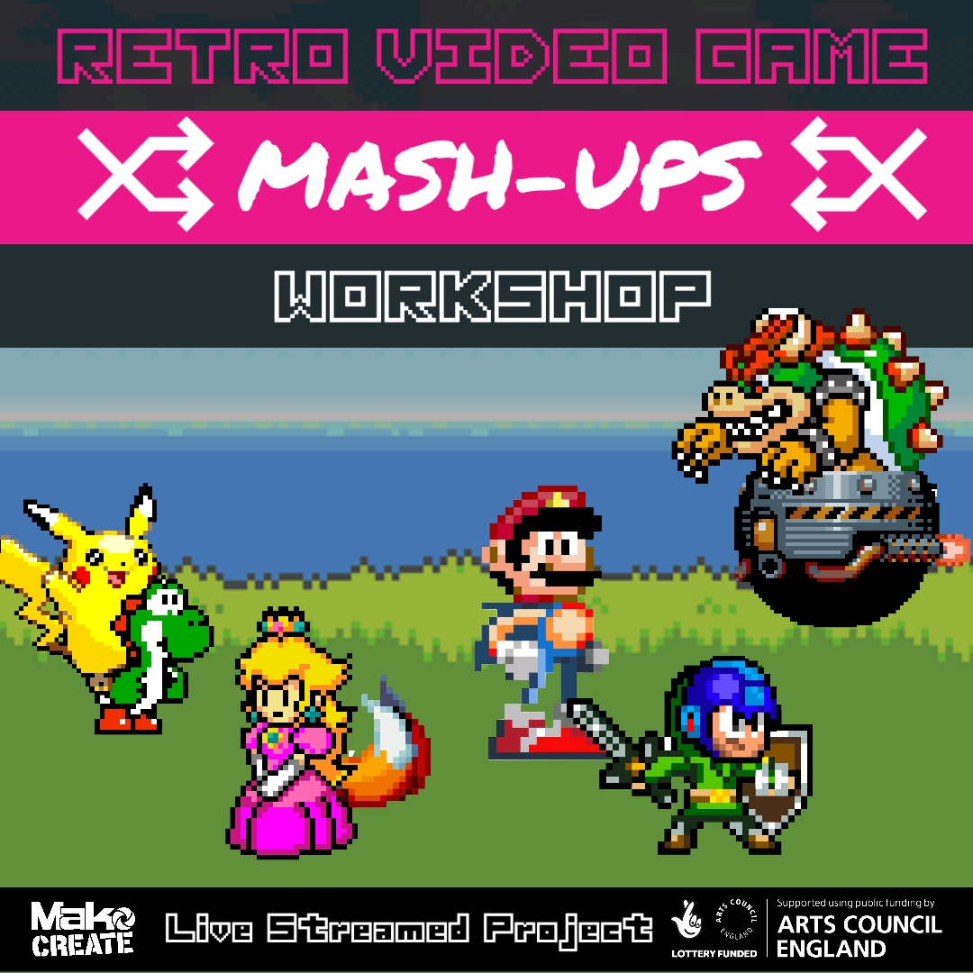 Video Game Design- Retro mash-up! - makocreate.co.uk